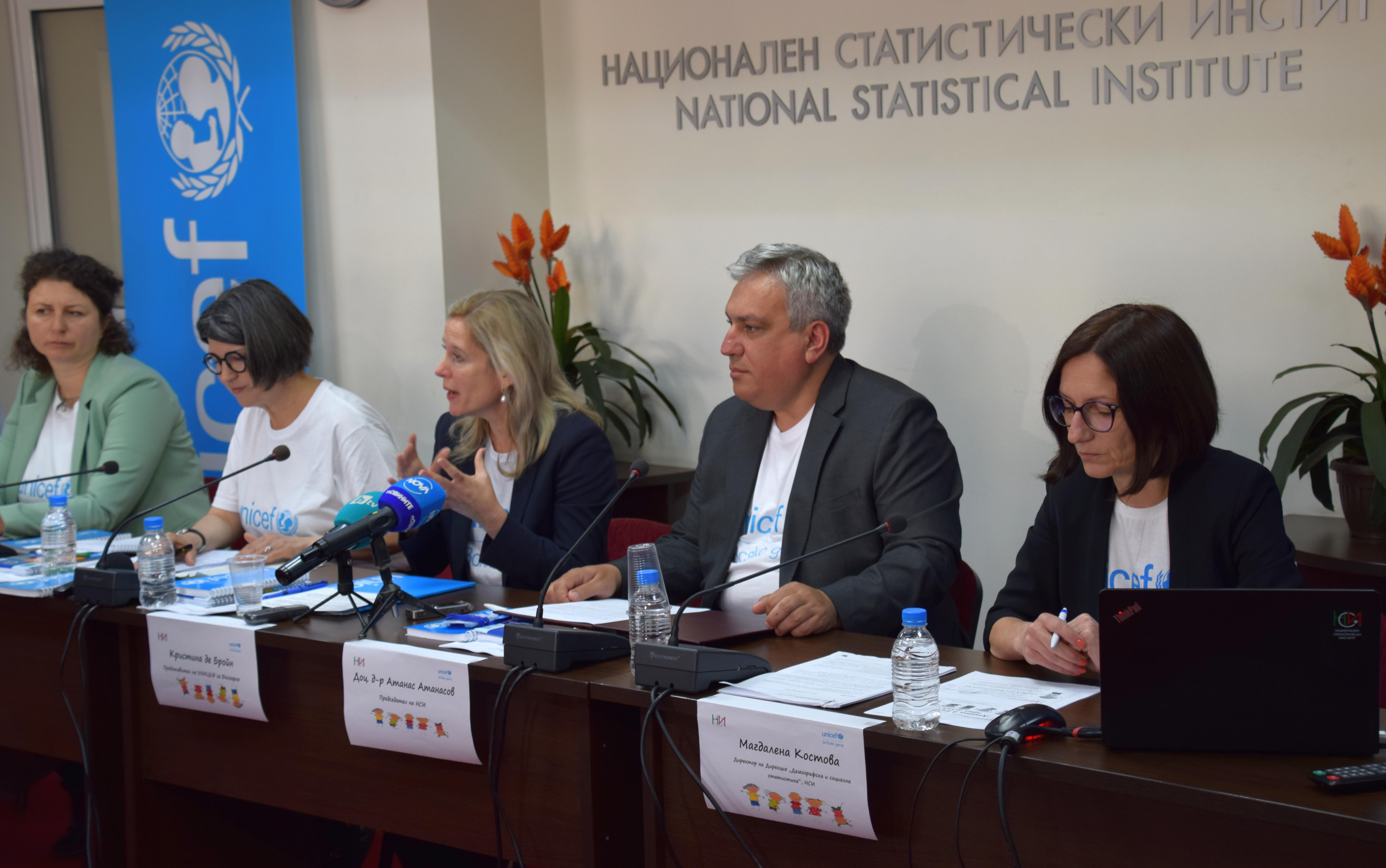 НСИ и УНИЦЕФ представиха нови данни за ситуацията на децата в България